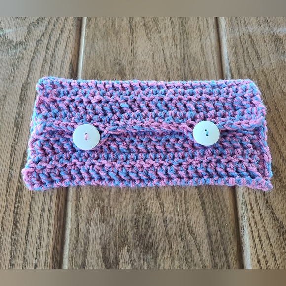 Hand Crafted | Bags | Crocheted Makeup Bag | Poshmark